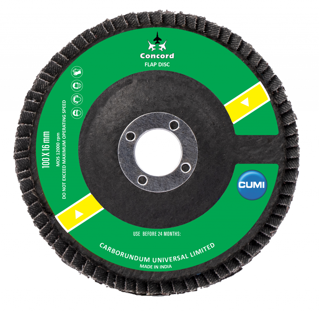 CONCORD Flap Disc for Metal Deburring & Polishing