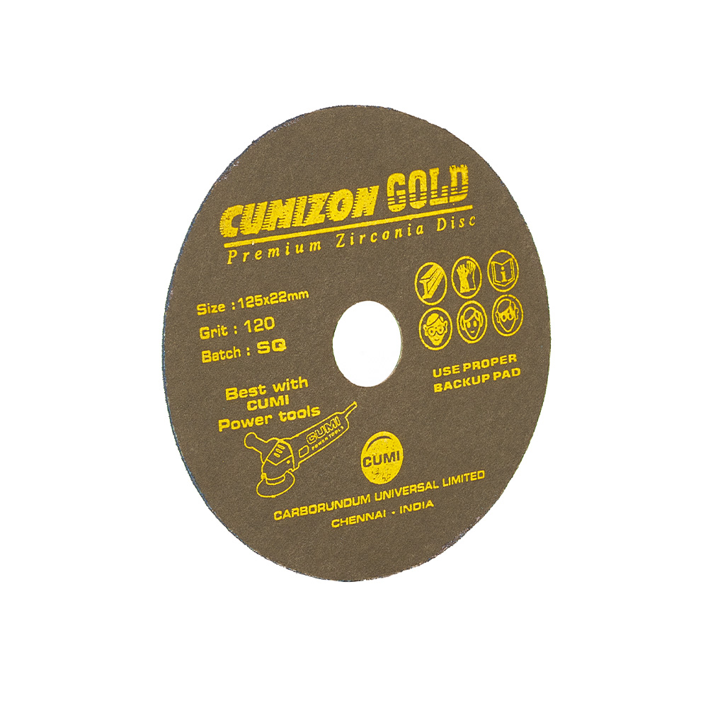 Cumizon Gold Fiber Disc - CUMI Abrasives